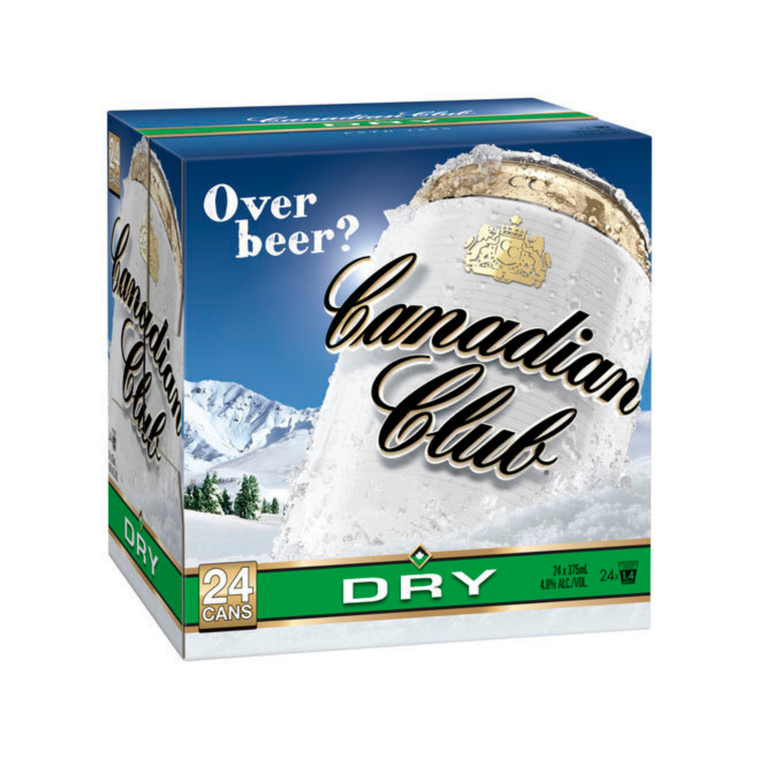 CANADIAN CLUB & DRY CUBE 375ML CAN 24/CTN – Liquor Traders Australia