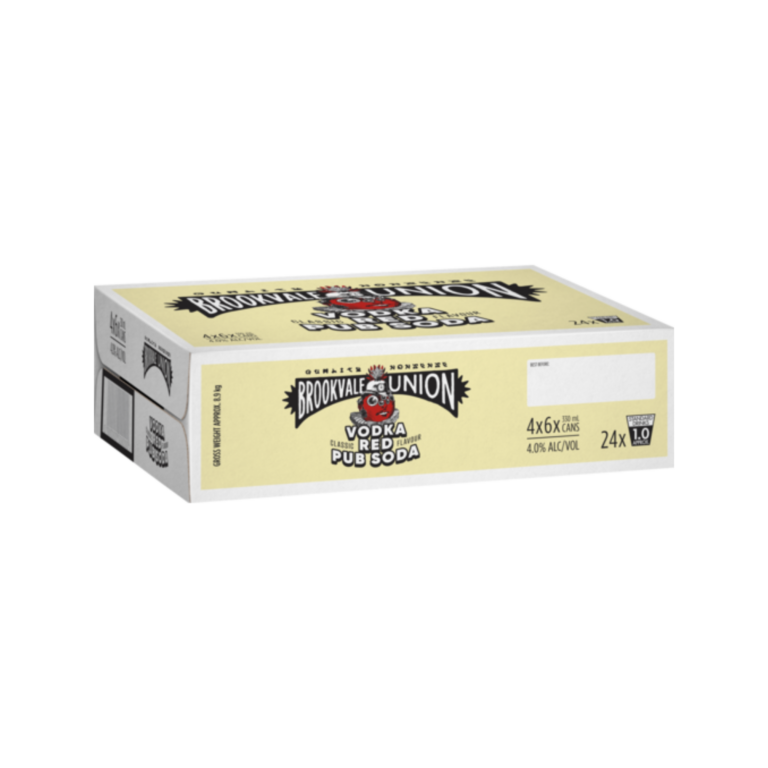 BROOKVALE UNION VODKA & RED PUB SODA 330ML CTN/24 – Liquor Traders ...